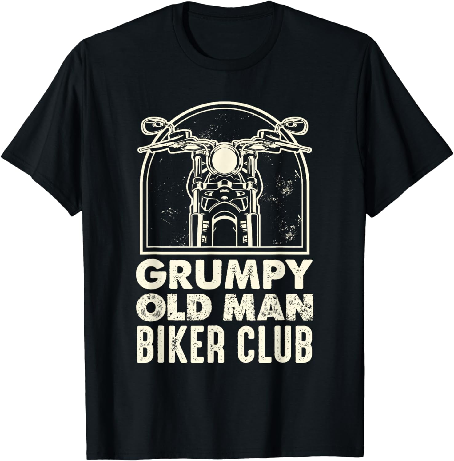 Grumpy Old Man Biker Club Funny Grump Men T-Shirt - Walmart.com