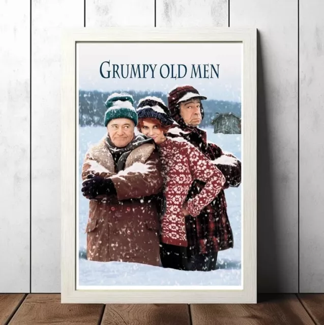 Grumpy Old Men (1993) Movie Film Poster, Poster Printing Classic Movie ...