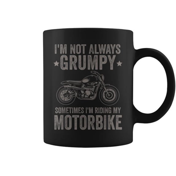 Grumpy Old Riding Motorbike For Dad Old Man Grumpy Coffee Mu - Walmart.com