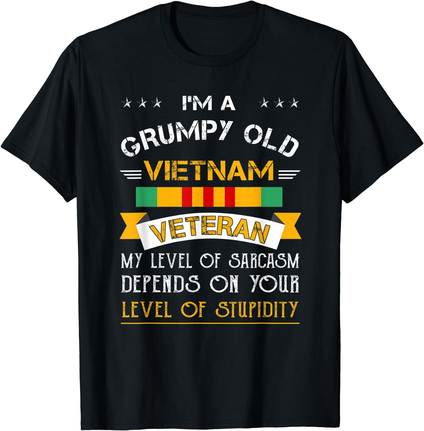 Grumpy Old Vietnam Veteran T Shirt - Walmart.com