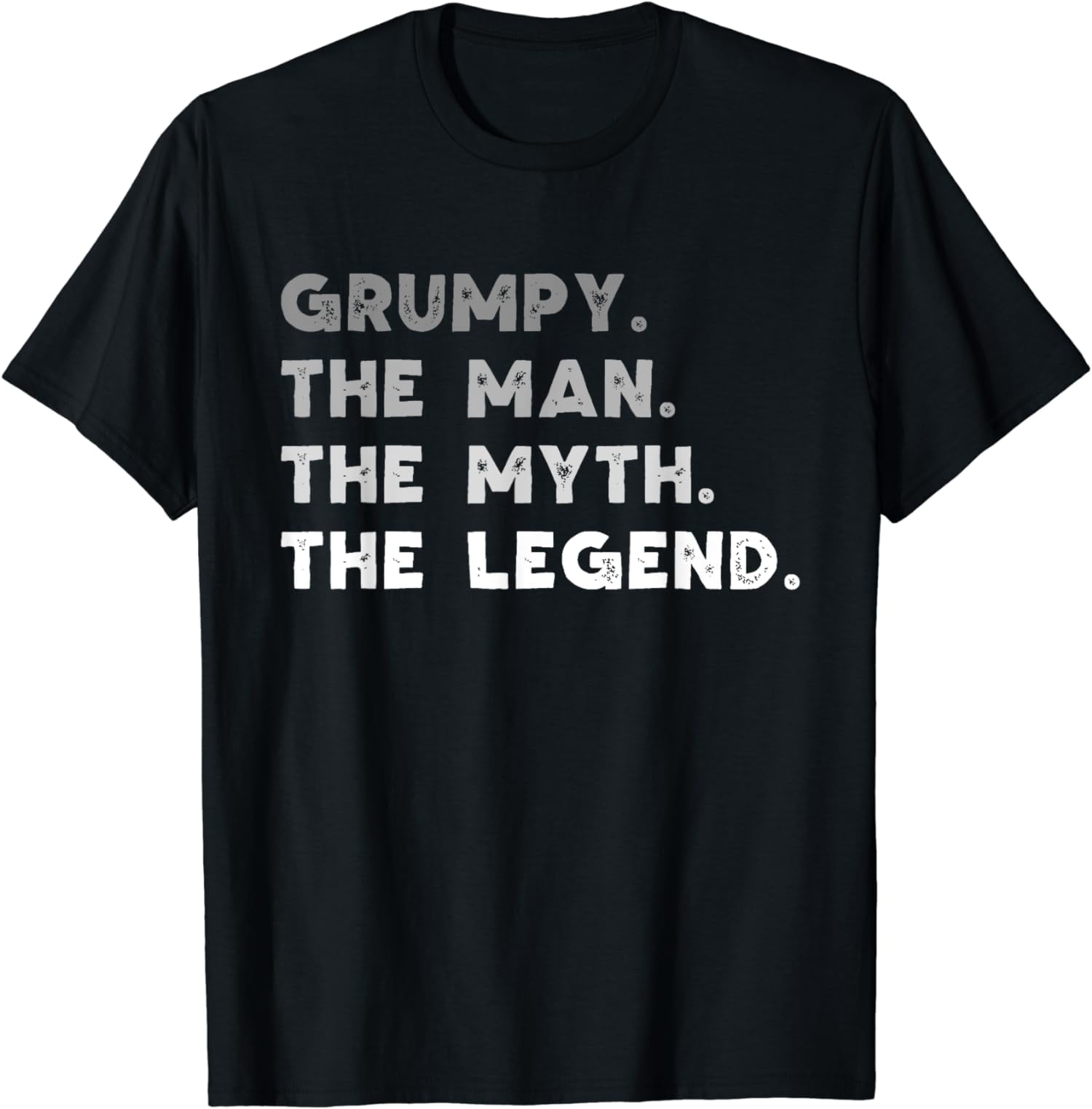 Grumpy The Man Myth The Legend Cool Funny T-Shirt - Walmart.com