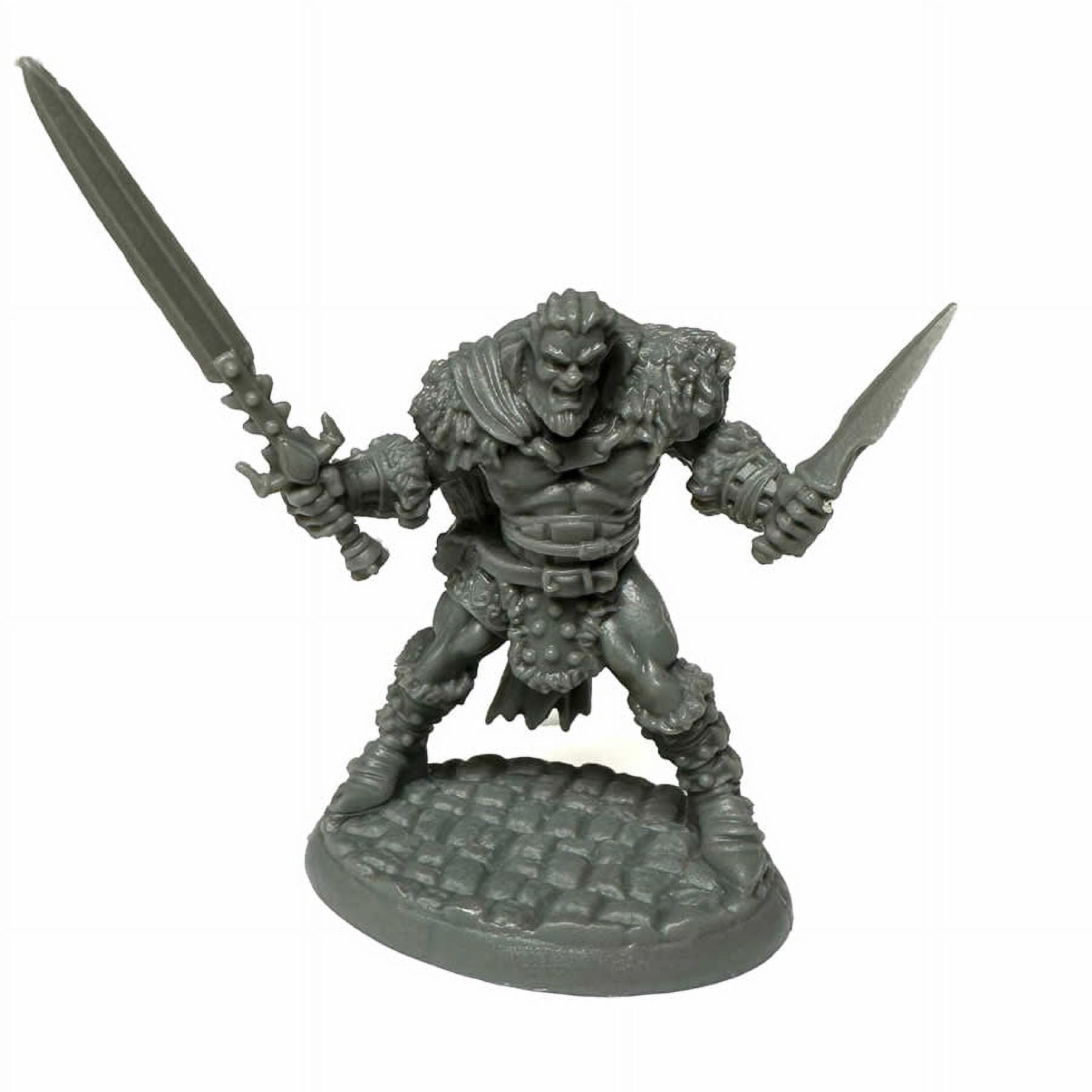 Grundor Hoardtaker Barbarian Miniature 25mm Heroic Scale Figure Dungeon ...