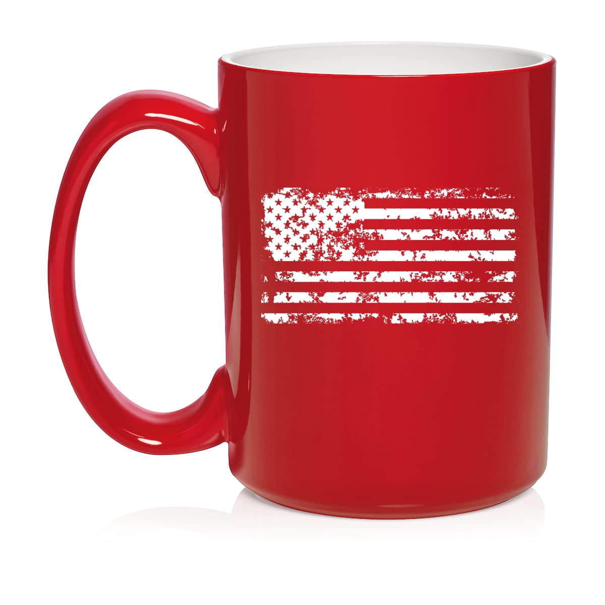 Grunge American Flag Ceramic Coffee Mug Tea Cup Gift for Her, Him ...