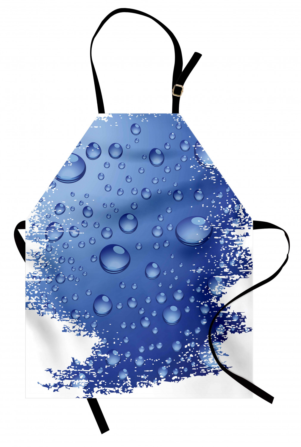 Grunge Apron Wet Surface Inspired Bubble Water Rain Drop Crystals ...