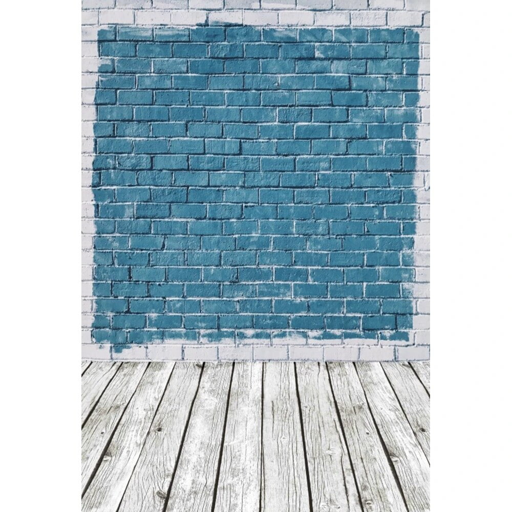 Grunge Brick Wall Wooden Floor Photography Backdrop Newborn Pet ...