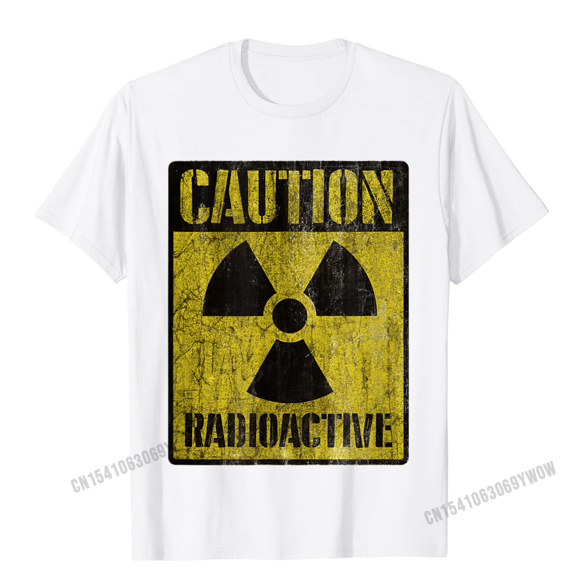 Grunge Caution Radioactive Tshirts for Men Camisas 2023 New Design ...