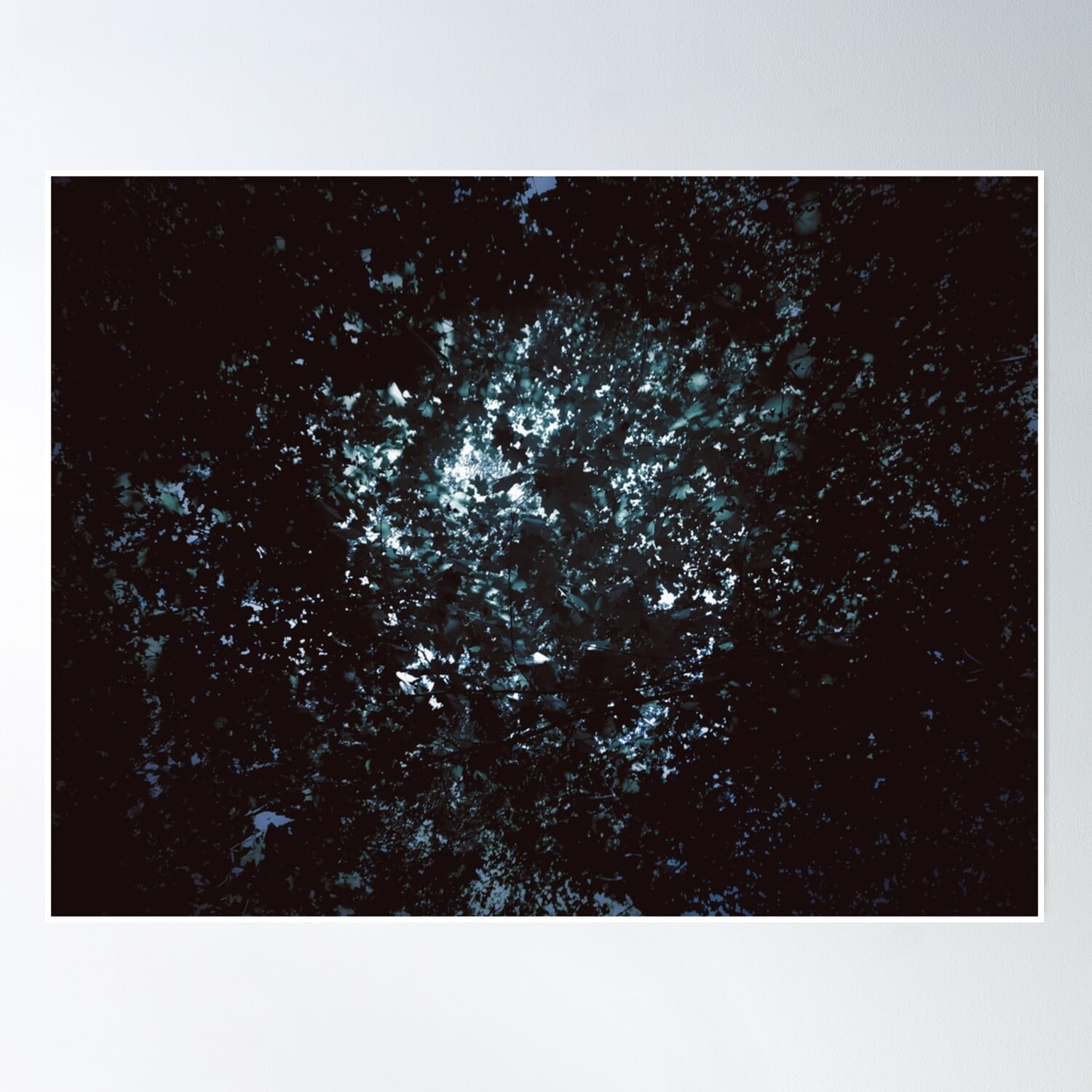 Grunge Forest Blue Dazecore Aesthetic Vintage Up To The Sky Darker ...