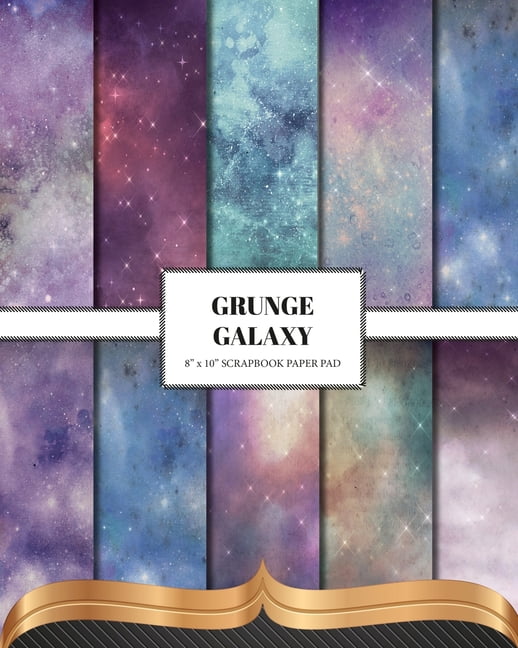 Grunge Galaxy: Double Sided Craft Paper For Card Making, Junk Journals ...