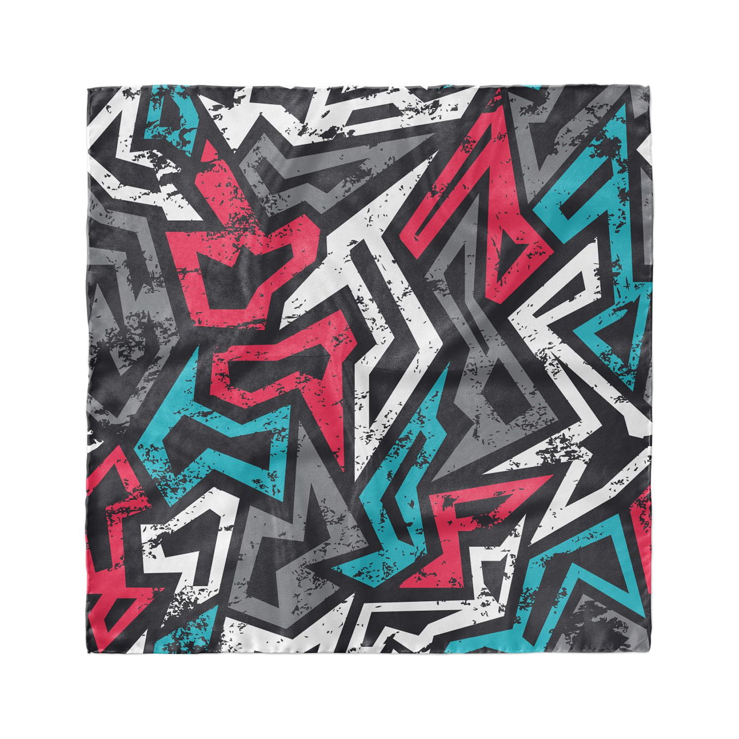 Grunge Head Scarf, Hip Hop Culture Graffiti, Head Wrap, 3 Sizes, by ...