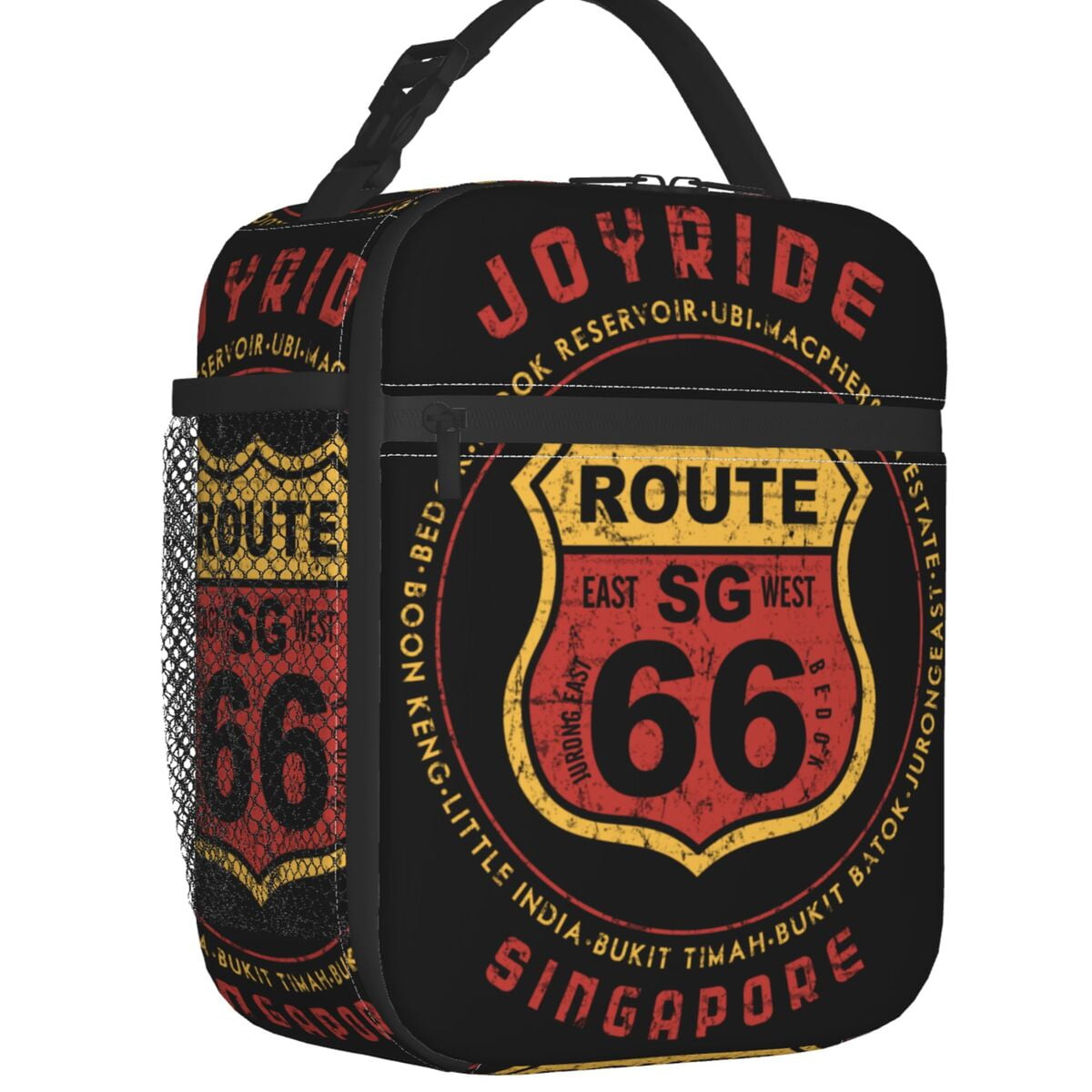 Grunge Historic Insulated Lunch Bags Mother Road America Highway ...