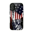 Grunge Liberty Flag Phone Case Urban Patriotic Style for iPhone 17 11 ...