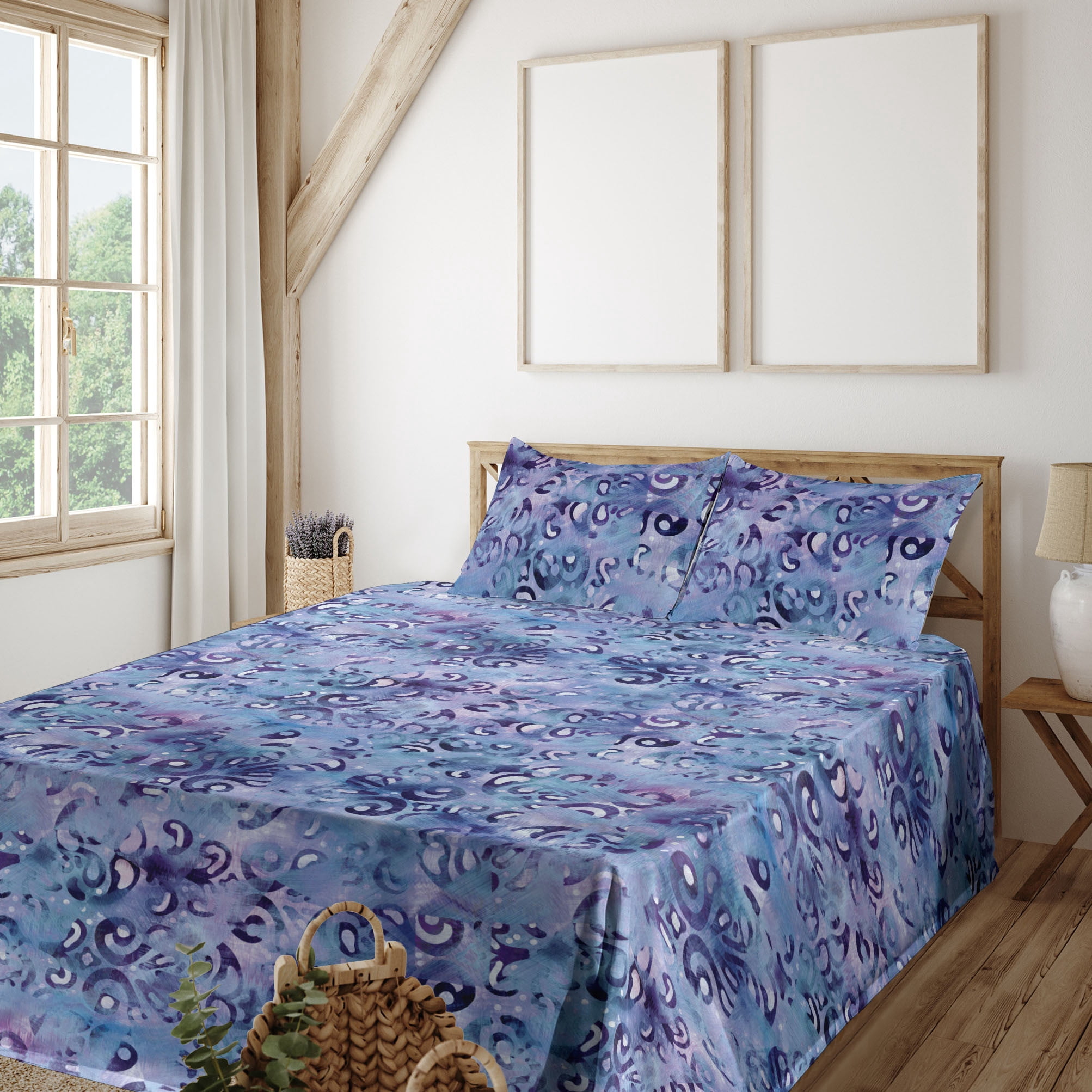 Grunge Sheet Set, Watercolor Themed Pattern of Abstract Effect ...