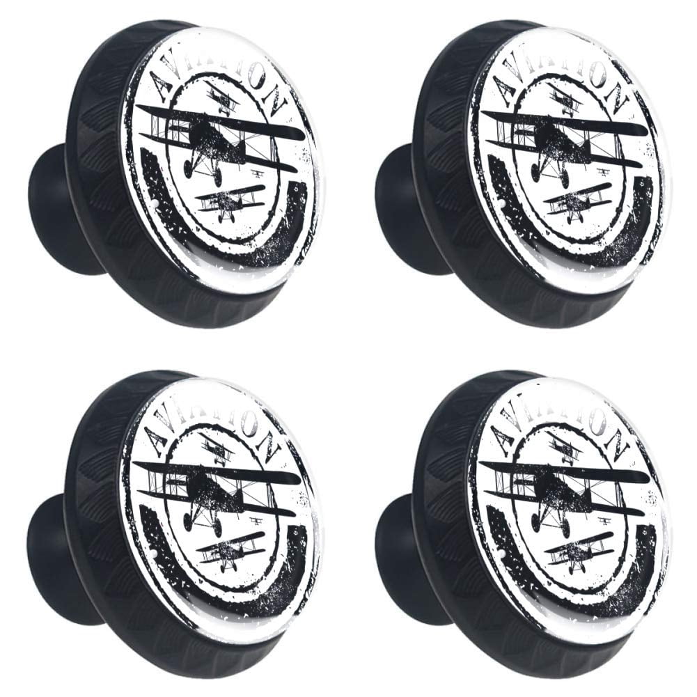Grunge Style Stamp Design with Word Aviation and Airplane Silhouettes ...