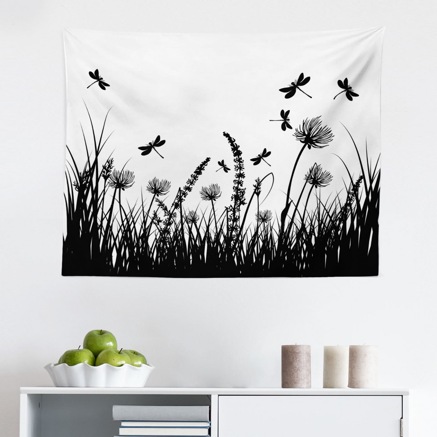 Grunge Tapestry, Wet Surface Inspired Bubble Water Rain Drop Crystals ...