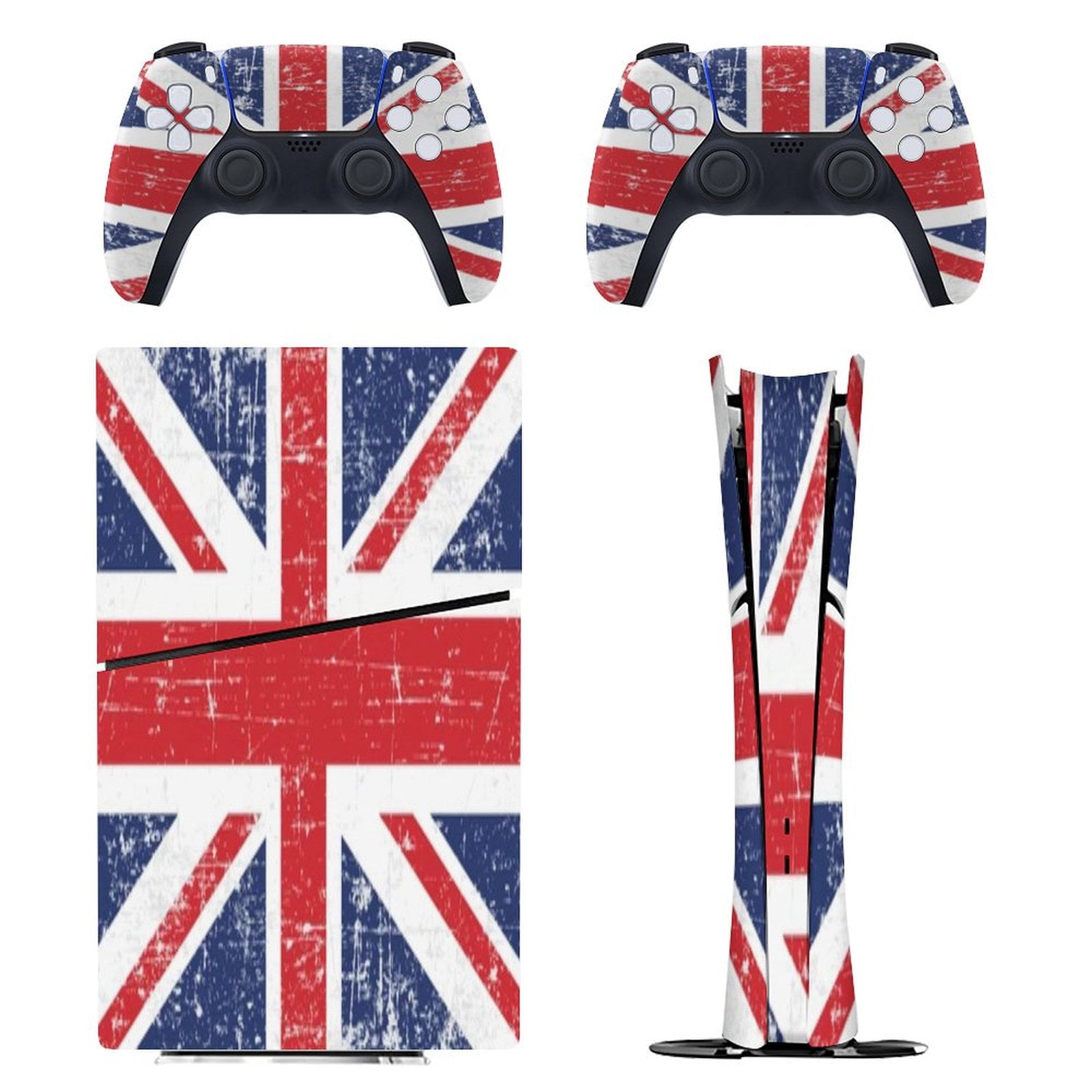 Grunge Uk Flag British Flag PS5/PS5 Pro/PS5 Slim Digital Disc Skin ...