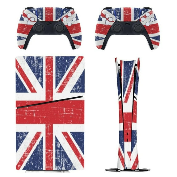 Grunge Uk Flag British Flag PS5/PS5 Pro/PS5 Slim Digital Disc Skin ...