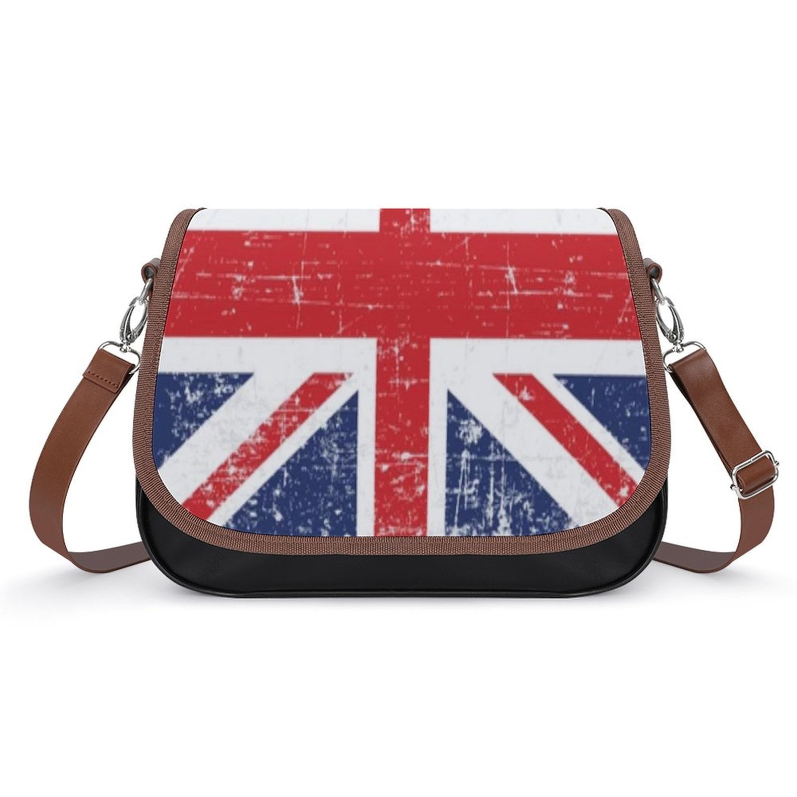 Grunge Uk Flag British Flag Vintage Crossbody Bag for Women Medium ...