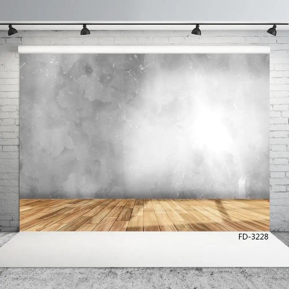 Grunge Wall Wood Board Floor Photocall Background Baby Child Portrait ...