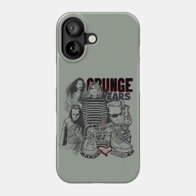 Grunge Years with a 90s Music Scene and Alternative Rock Culture Case ...