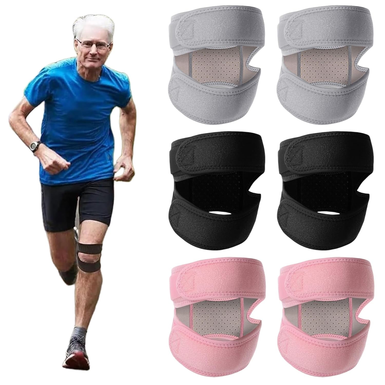 Grunsguru Knee Stabilizer, Breathable Support for Active Lifestyles ...