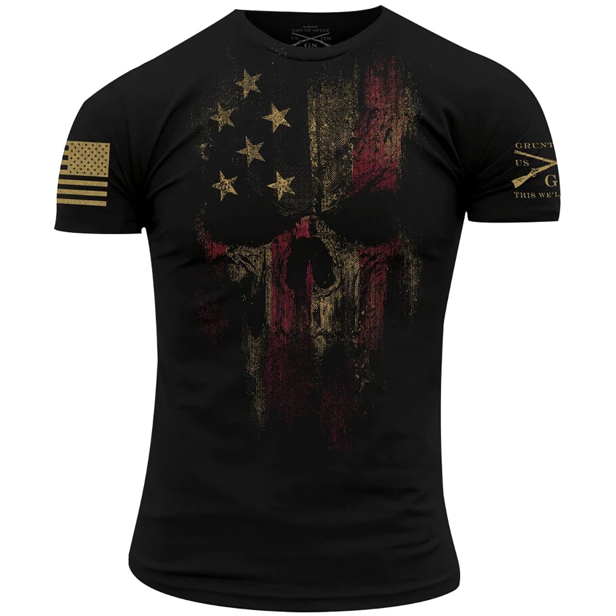 Grunt Style American Reaper 2.0 T-Shirt - Large - Black - Walmart.com