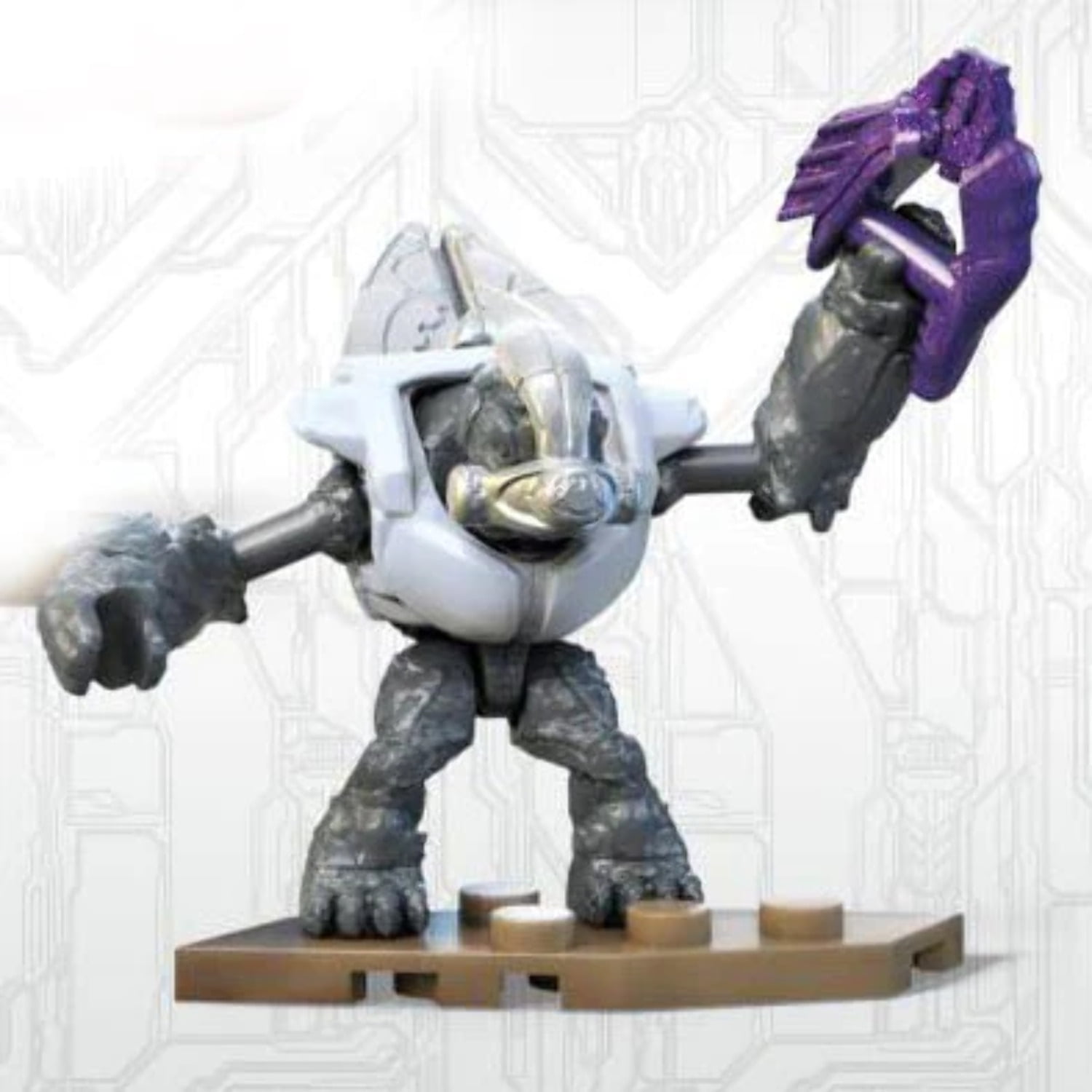 Grunt Ultra H2 (White Armor) - Mega Construx HALO Micro Figure ...