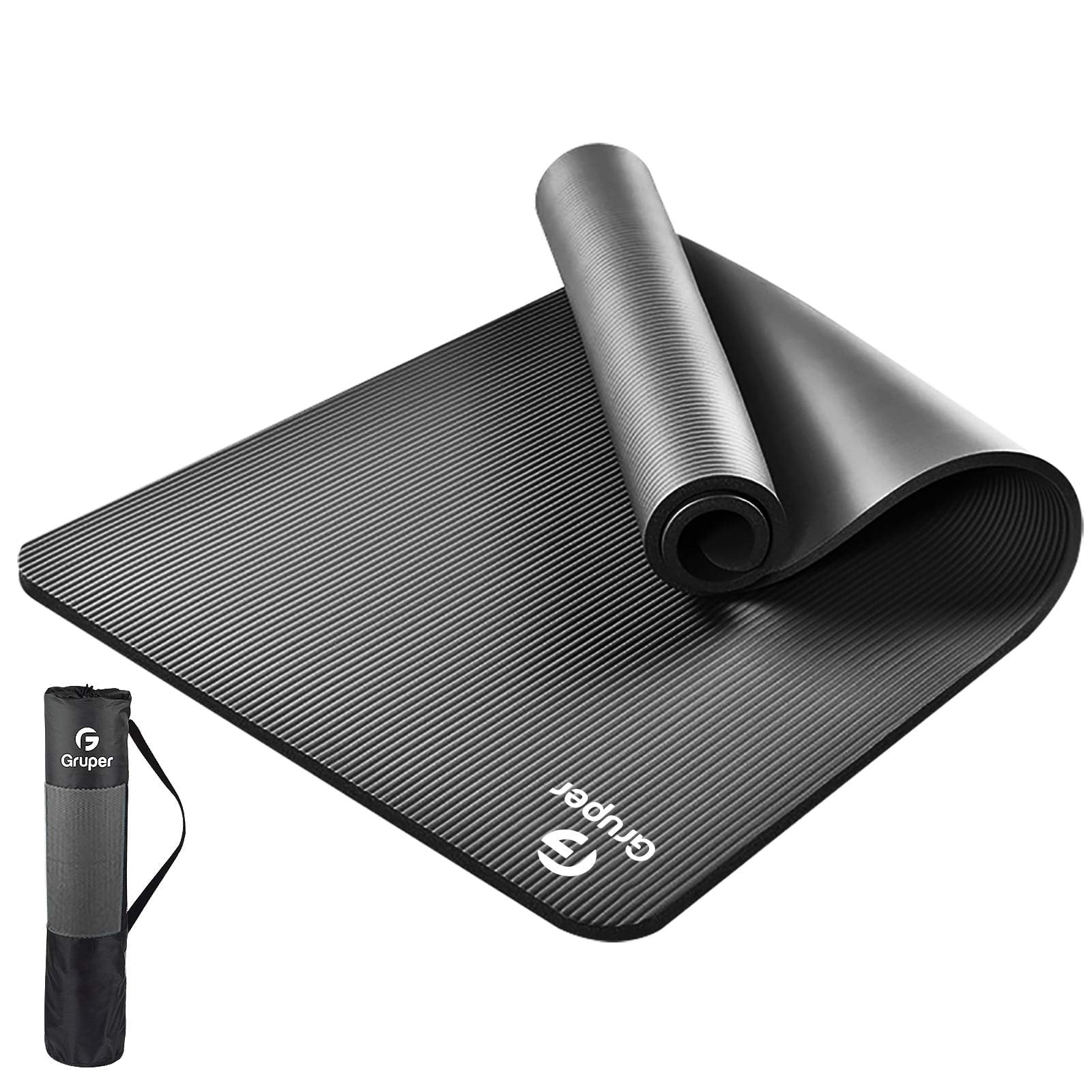 Gruper Thick Yoga Mat Non Slip, Large Size 72" L x 32" W x 0.6" TH ...