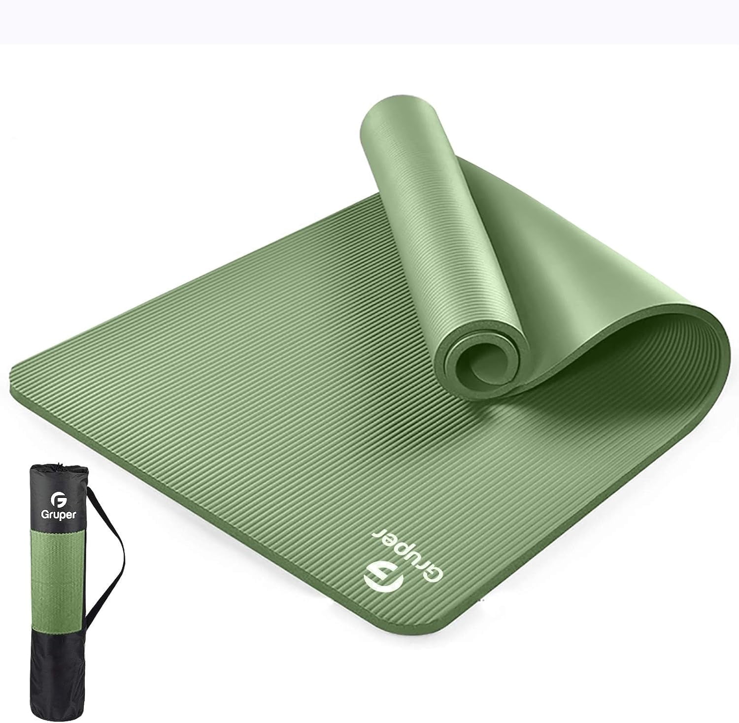 Gruper Thick Yoga Mat Non Slip, Large Size 72" L x 32" W x 0.6" TH ...