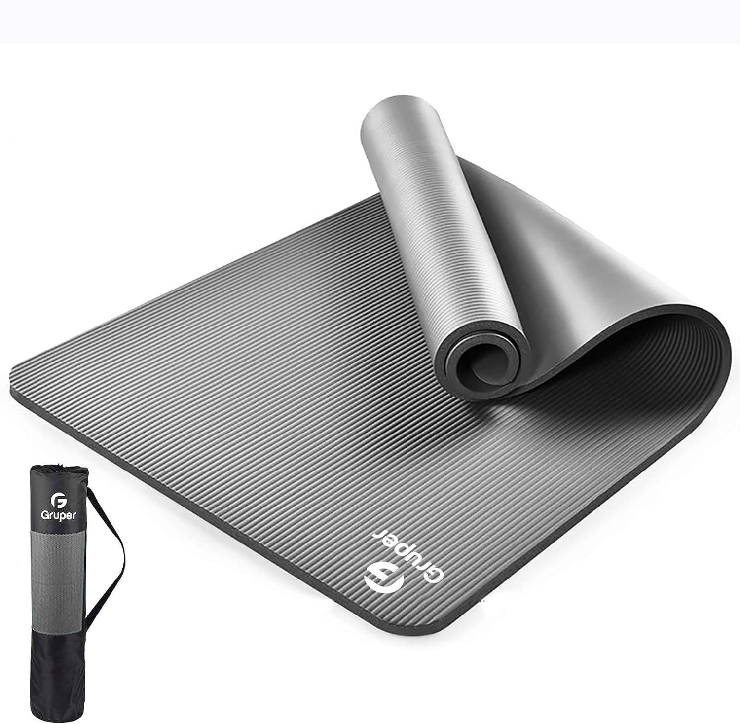 Gruper Thick Yoga Mat Non Slip Large Size 72 L X 32 W X 0 6 TH Gruper Thick Yoga Mat Non Slip Large Size 72 L X 32 W X 0 6 TH