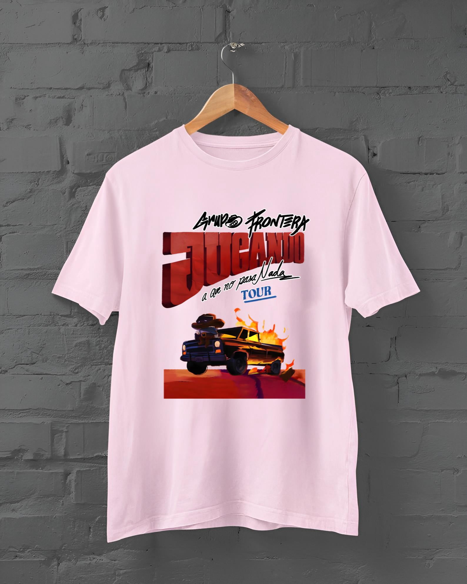 Grupo Frontera Jugando A Que No Pasa Nada Tour 2024 Shirt, Grupo ...