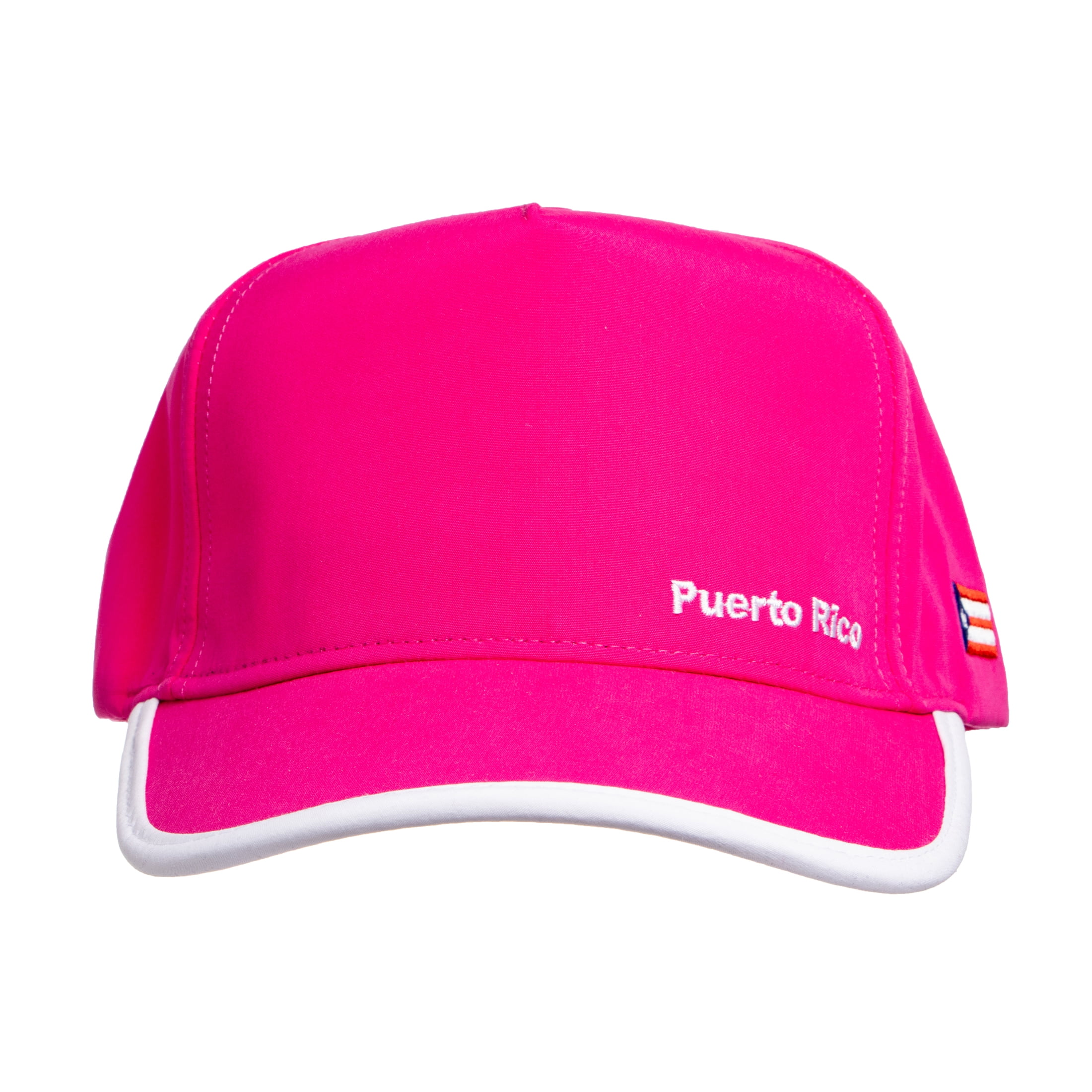 Grupo Ruz Release Fuscia Polyester Cap For Women With Puerto Rico Flag ...