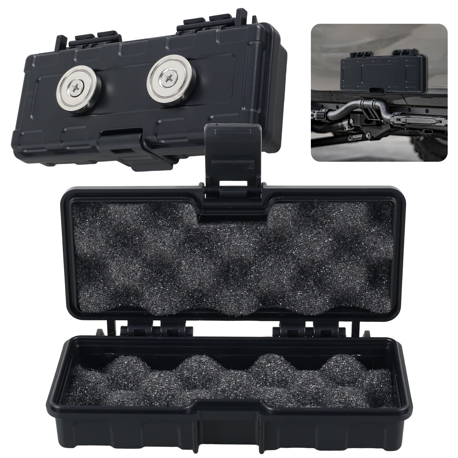 Customer reviews for NUAHRHY 2Pcs Under Car Magnetic Key Holder Double ...