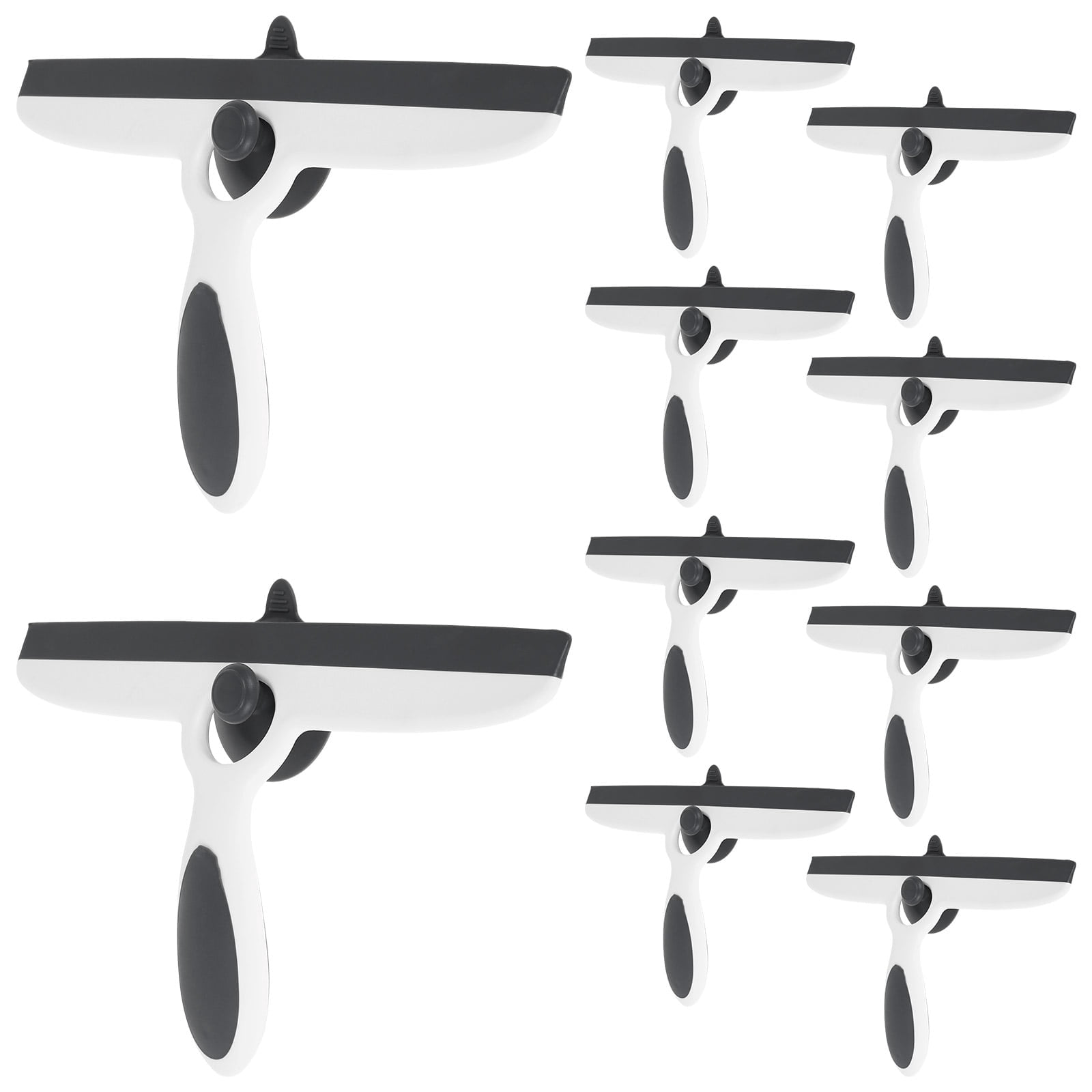 Grusce 10PCS Shower Squeegee for Bathroom Glass Doors and Mirror, 10 ...
