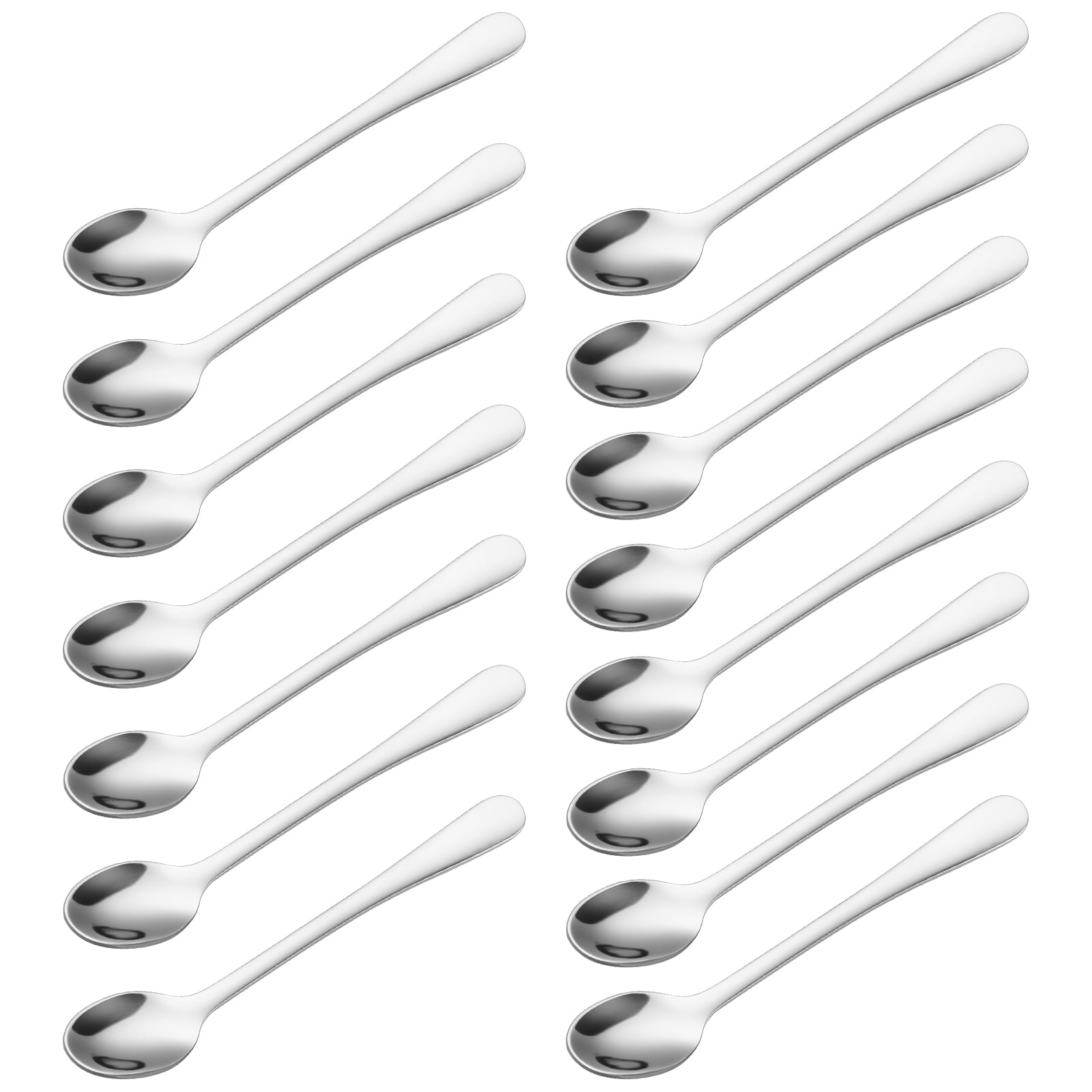 Grusce 15PCS Tiny Spoons for Spice Jars, 3 Inch Reusable Condiment ...