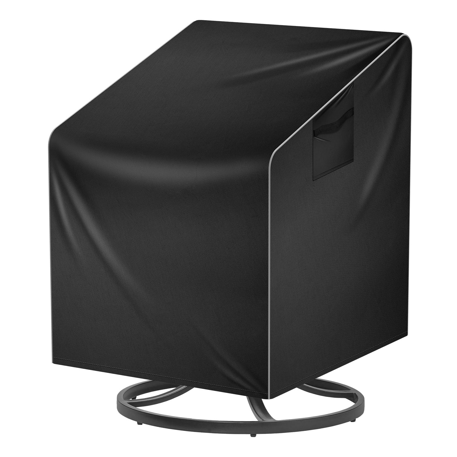 Grusce 1PC 210D Oxford Cloth Outdoor Swivel Lounge Chair Cover, 76.2x86 ...