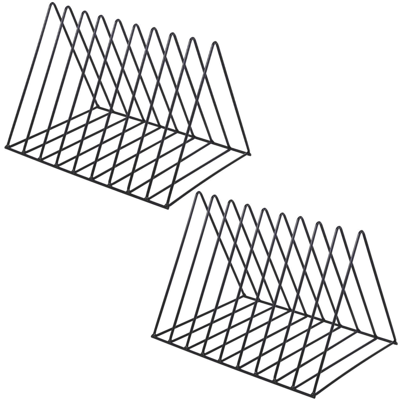 Grusce 2 Pack 9 Slots Black Hat Holder, Desktop Baseball Cap Organizer ...