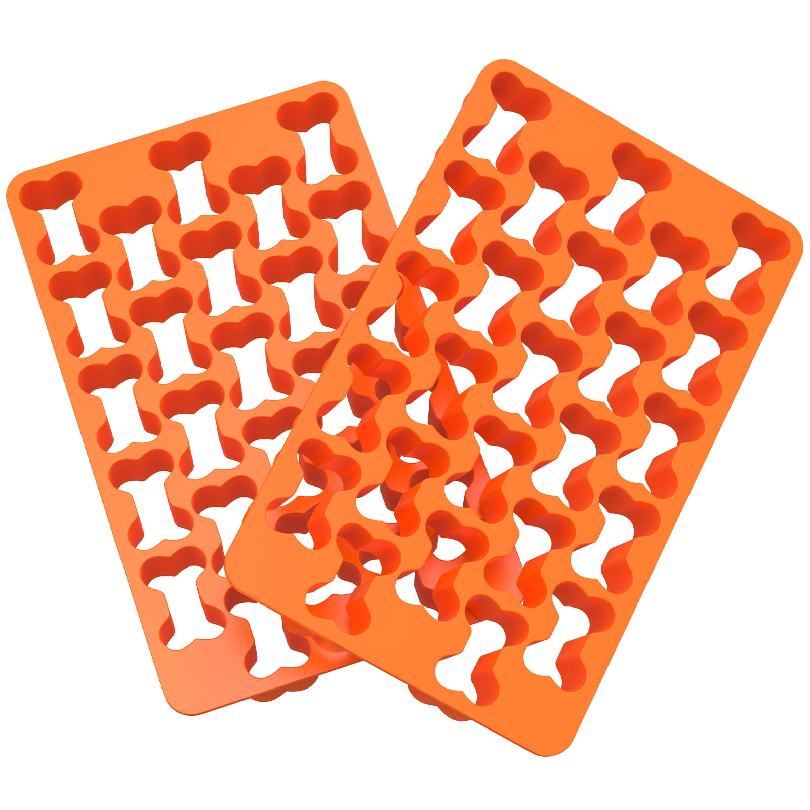 Grusce 2 Pcs Mini Dog Bone Cracker Cookie Cutters Plastic Bone Cookie ...