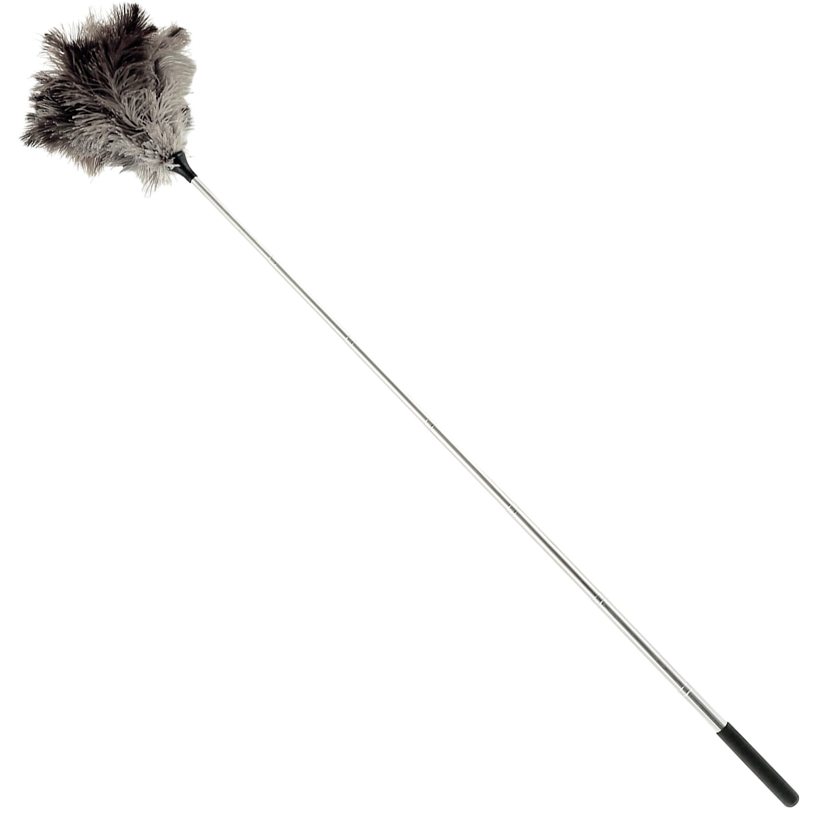 Grusce 2PCS Extendable Ostrich Feather Duster with Nonslip Handle ...