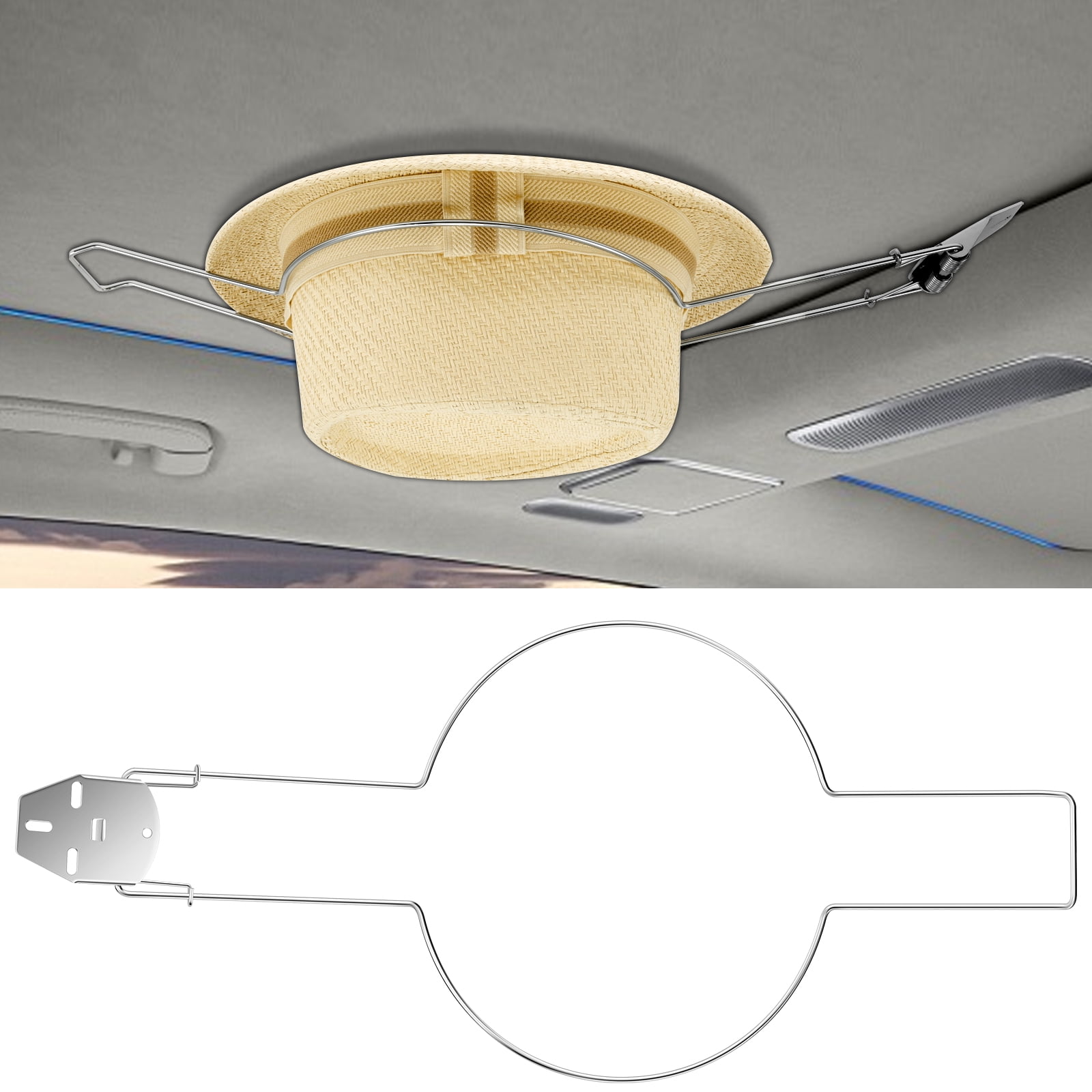 Grusce 2PCS Heavy Duty Sturdy Car Western Hat Holder with Built in ...