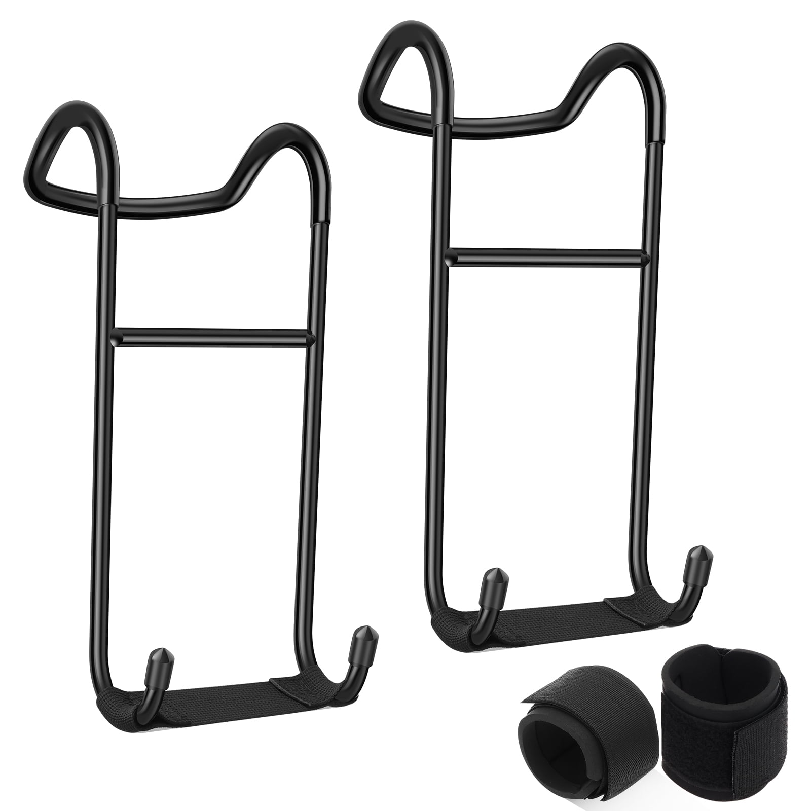 Grusce 2PCS Stainless Steel Dumbbell Hooks, Anti Slip Dumbbell Spotter ...