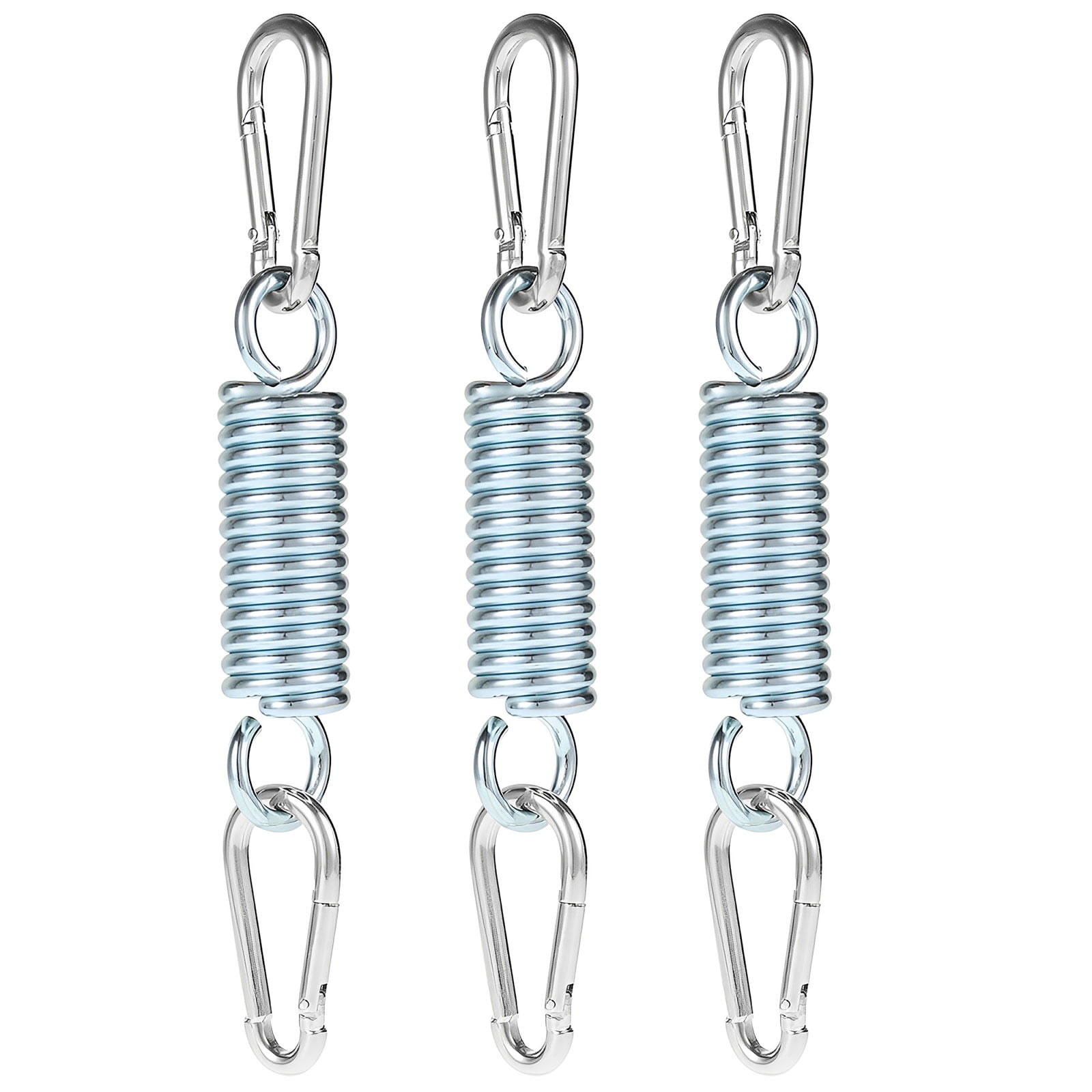 Grusce 3PCS Porch Swing Spring, Rust Resistant Hanging Chair Spring, Swing Hanger with Snap for ...
