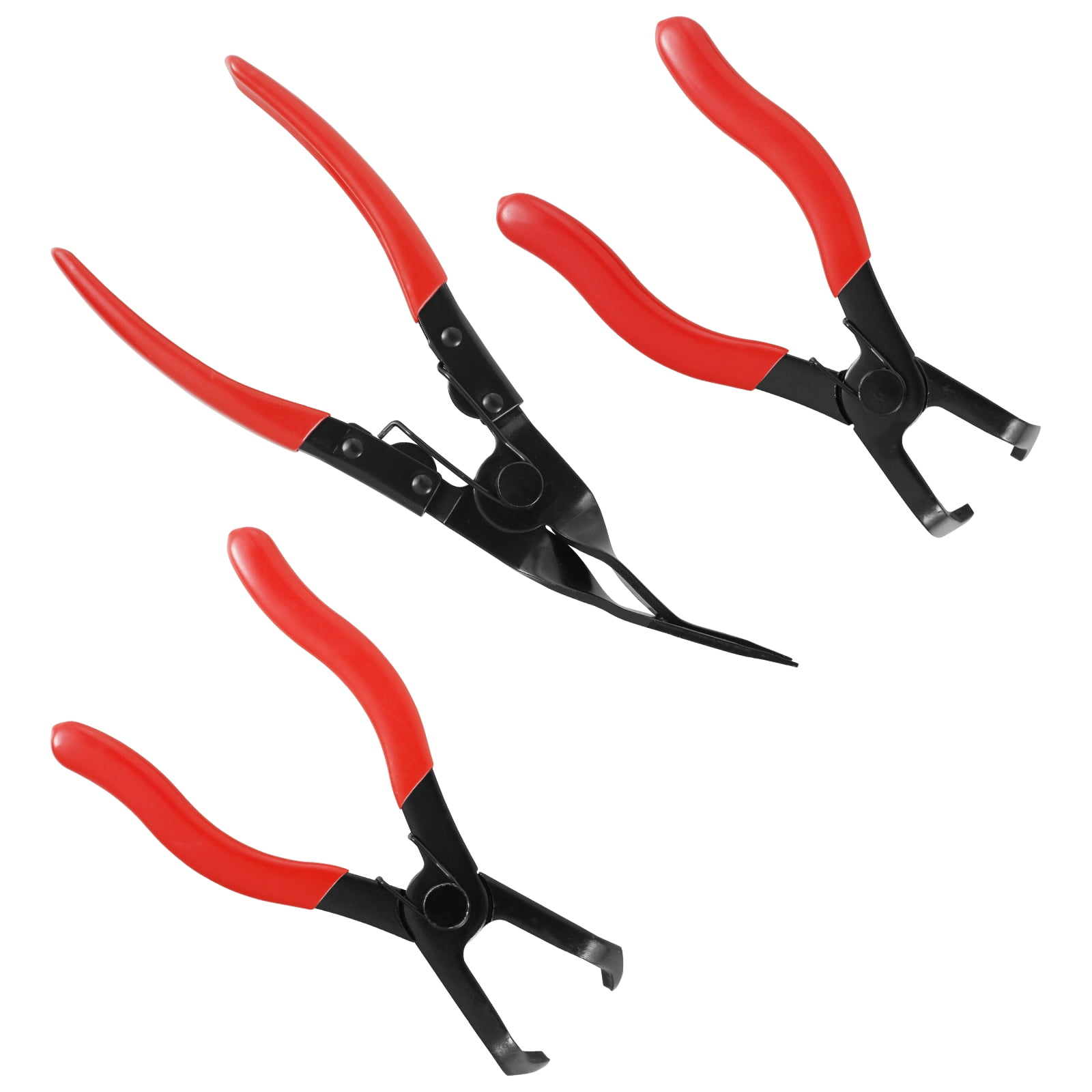 Grusce 3Pcs Body Clip Pliers Set 30 Degree and 80 Degree Push Pin ...