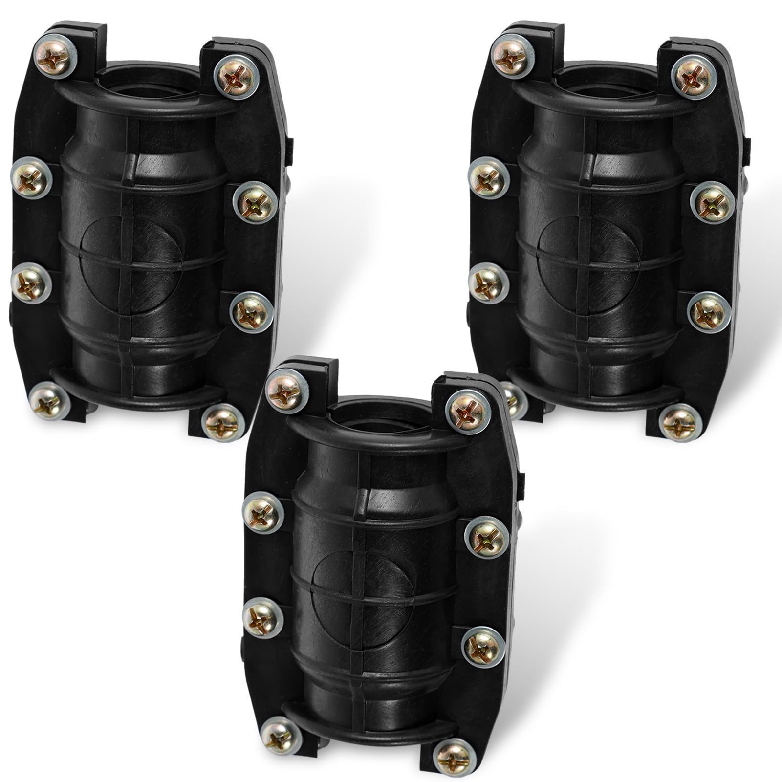 Grusce 3Pcs Pipe Repair Clamp Anti-Impact Water Pipe Leak Repair Clamp ...