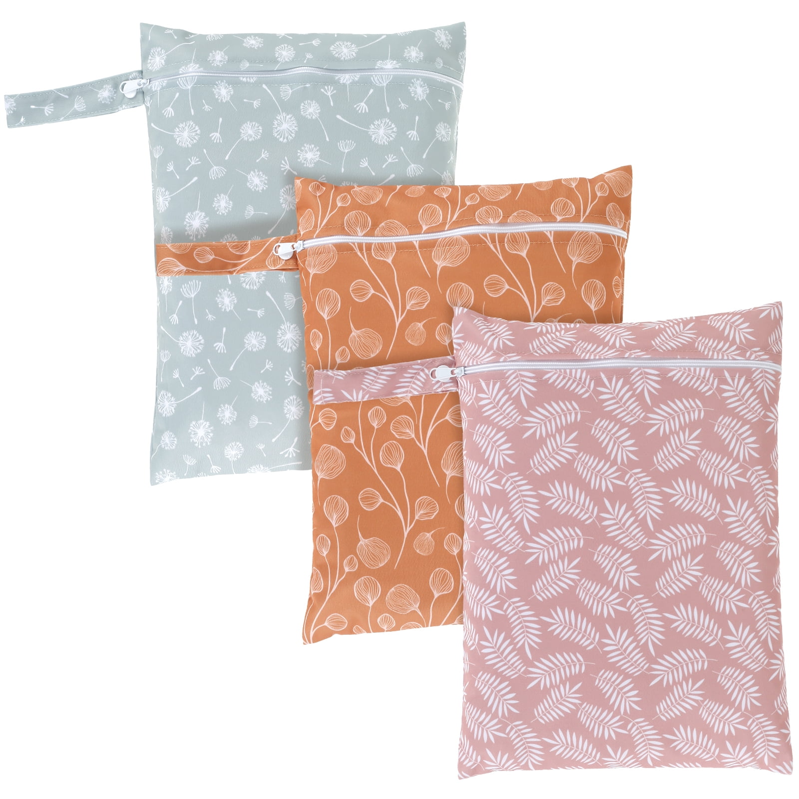 Grusce 3Pcs Wet Bags with Zipper Closure Waterproof Wet Storage Bag ...
