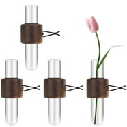 Taosunzt Car Flower Vase Holder Ornaments Car Flower Arranger Wooden ...