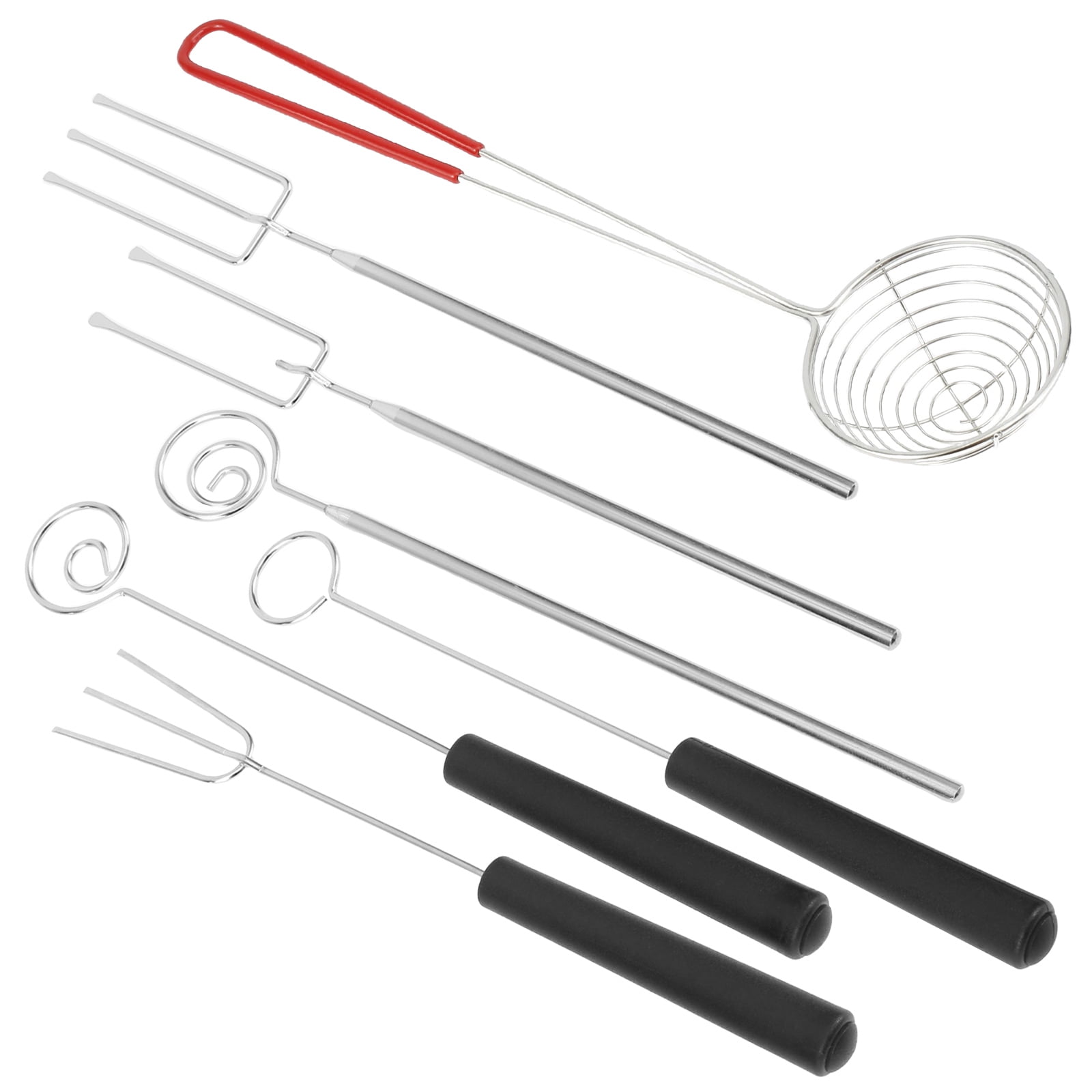 Grusce 7pcs Chocolate Dipping Tool Stainless Steel Chocolate Dipping ...