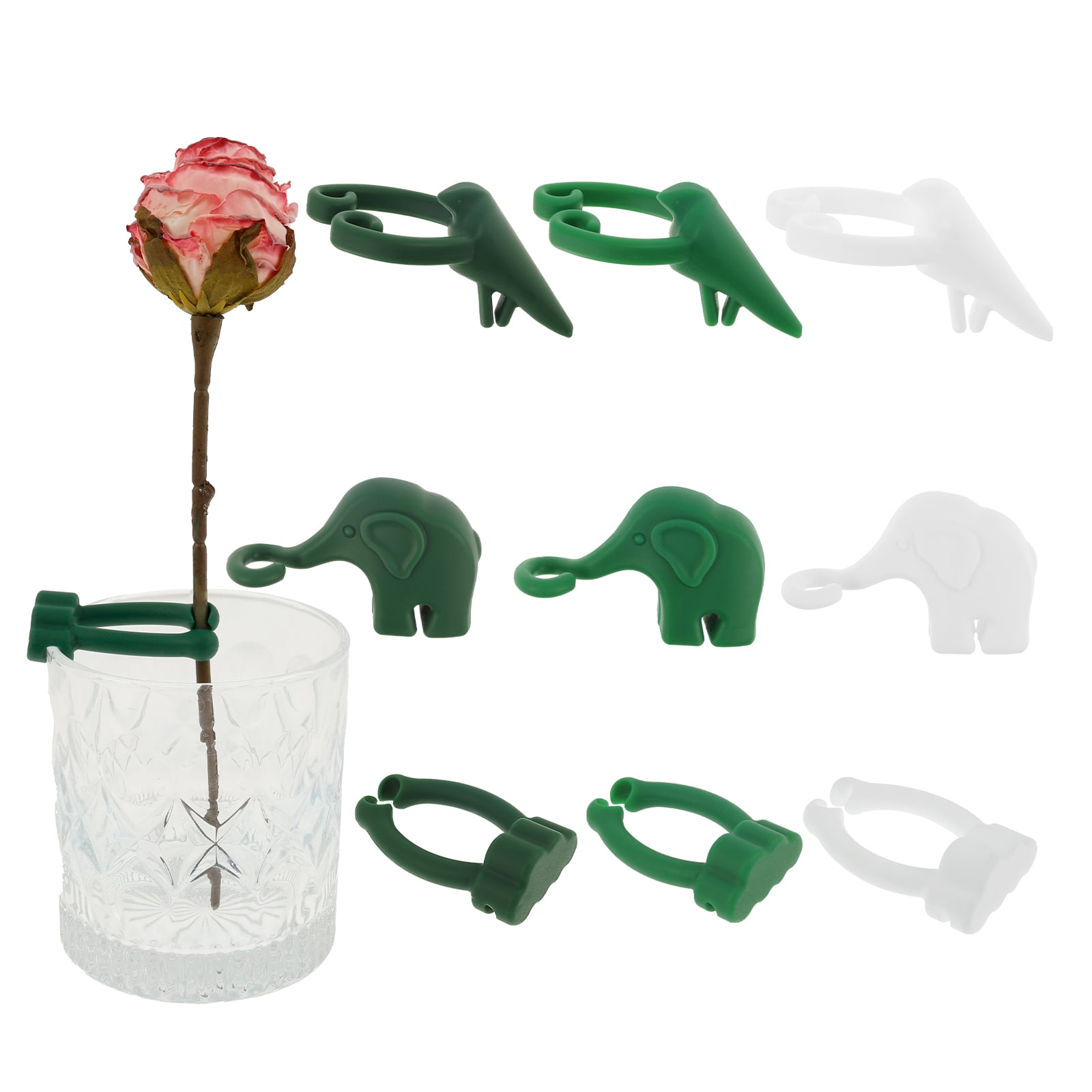 Grusce 9pcs Silicone Cloud Animal Shape Planting Propagation Buddy Easy ...