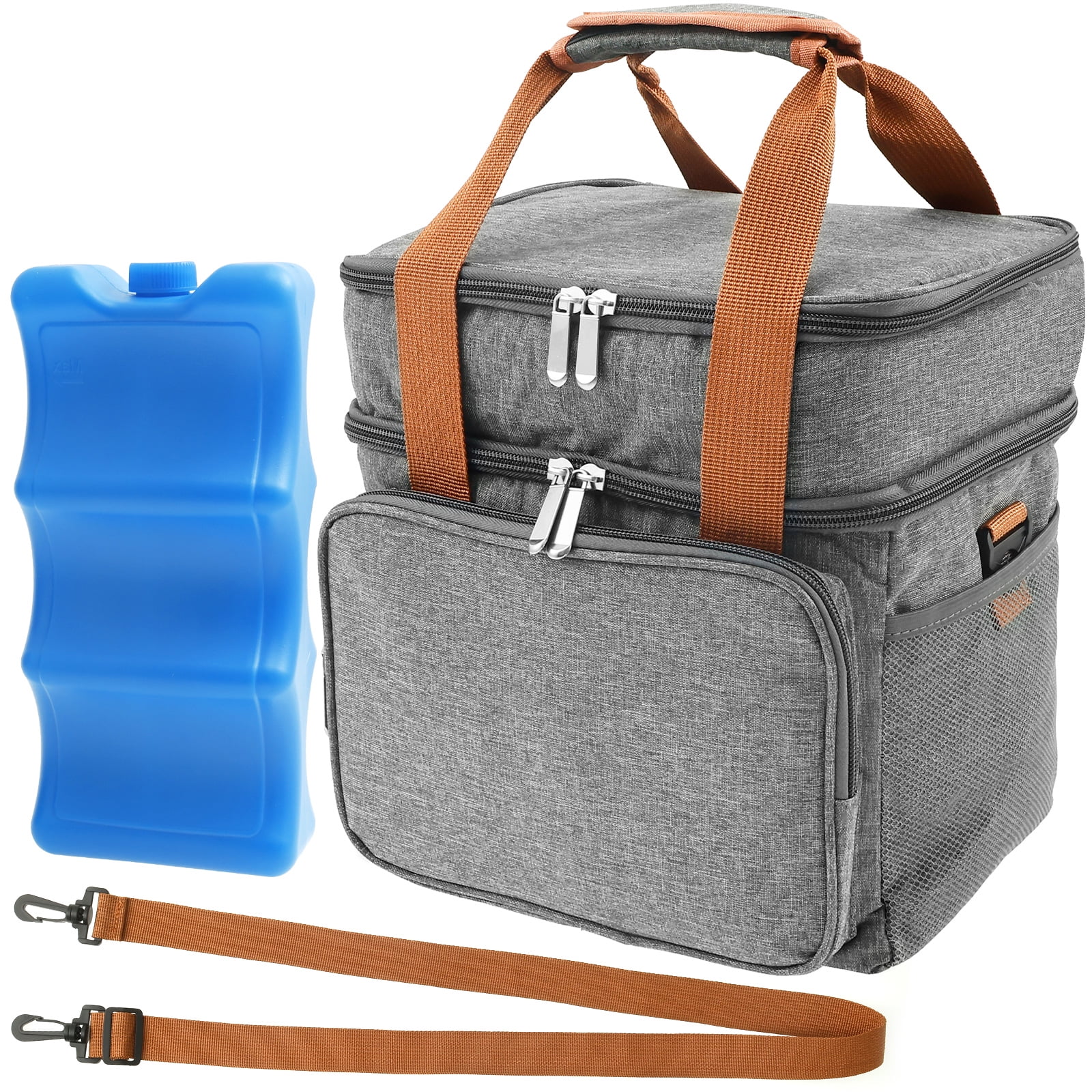 FUYGRCJ Breastmilk Cooler Bag with Ice Pack, Waterproof Insulated Baby ...