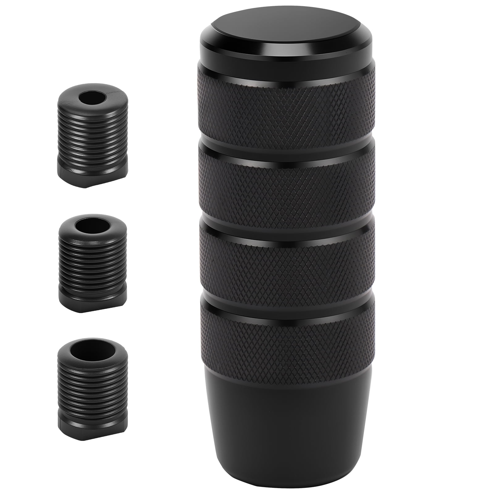 Grusce Car Shifter Knob 3.74inch Aluminum Automotive Shift Knob with 3 Threaded Adapters M8 M10 ...