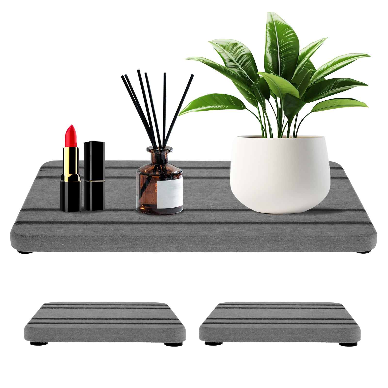 Grusce Drying Stone Tray Absorbent Stone Soap Tray Fast Drying Stone ...